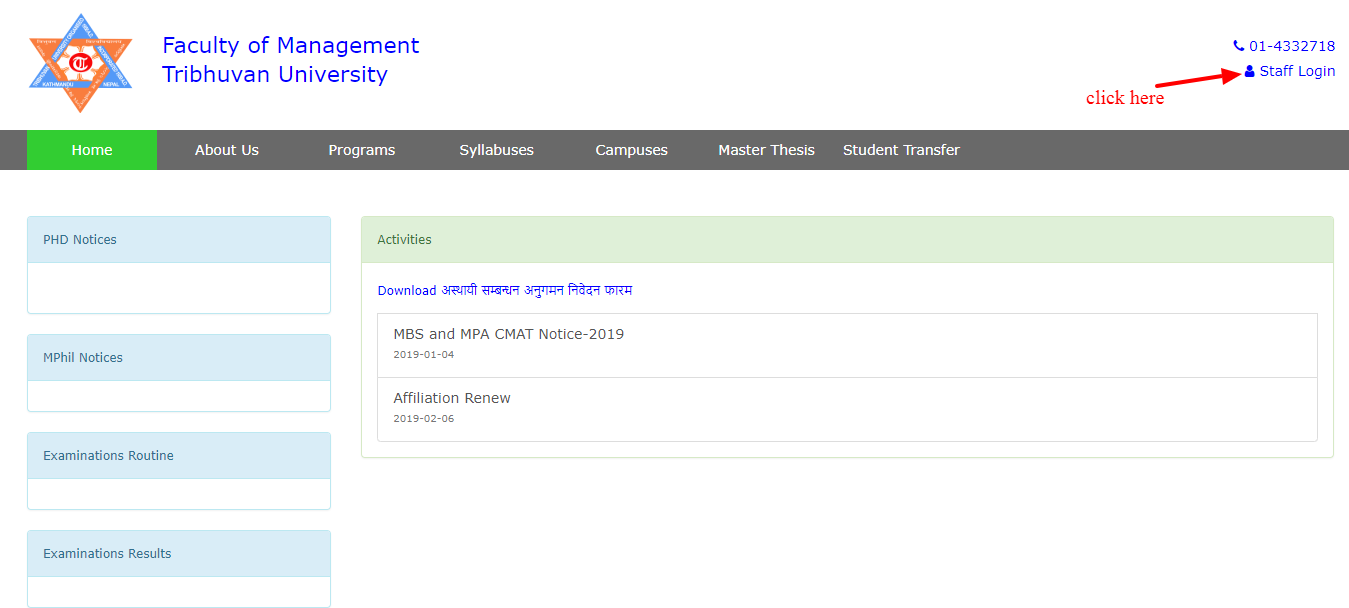 How to login as college admin?